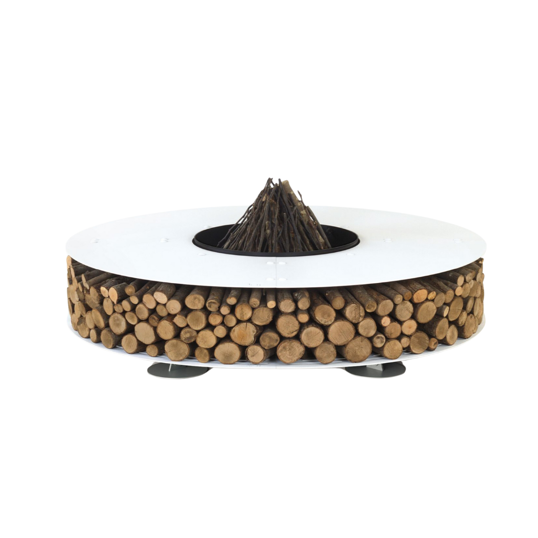 Zero Steel Home Fire Pit by AK47 Design - Italian Made - Shop Now