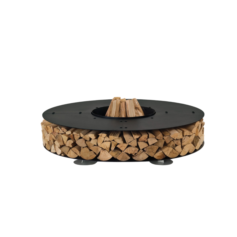 Zero Steel Home Fire Pit by AK47 Design - Italian Made - Shop Now