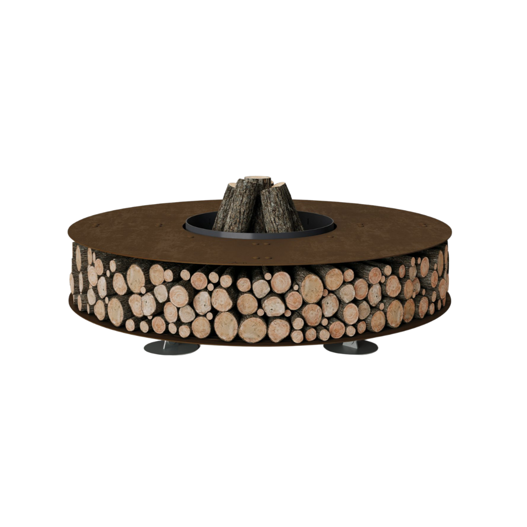 Zero Steel Home Fire Pit by AK47 Design - Italian Made - Shop Now