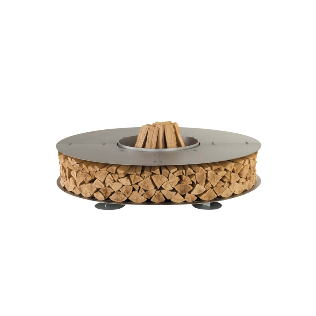 Zero Steel Home Fire Pit by AK47 Design - Italian Made - Shop Now