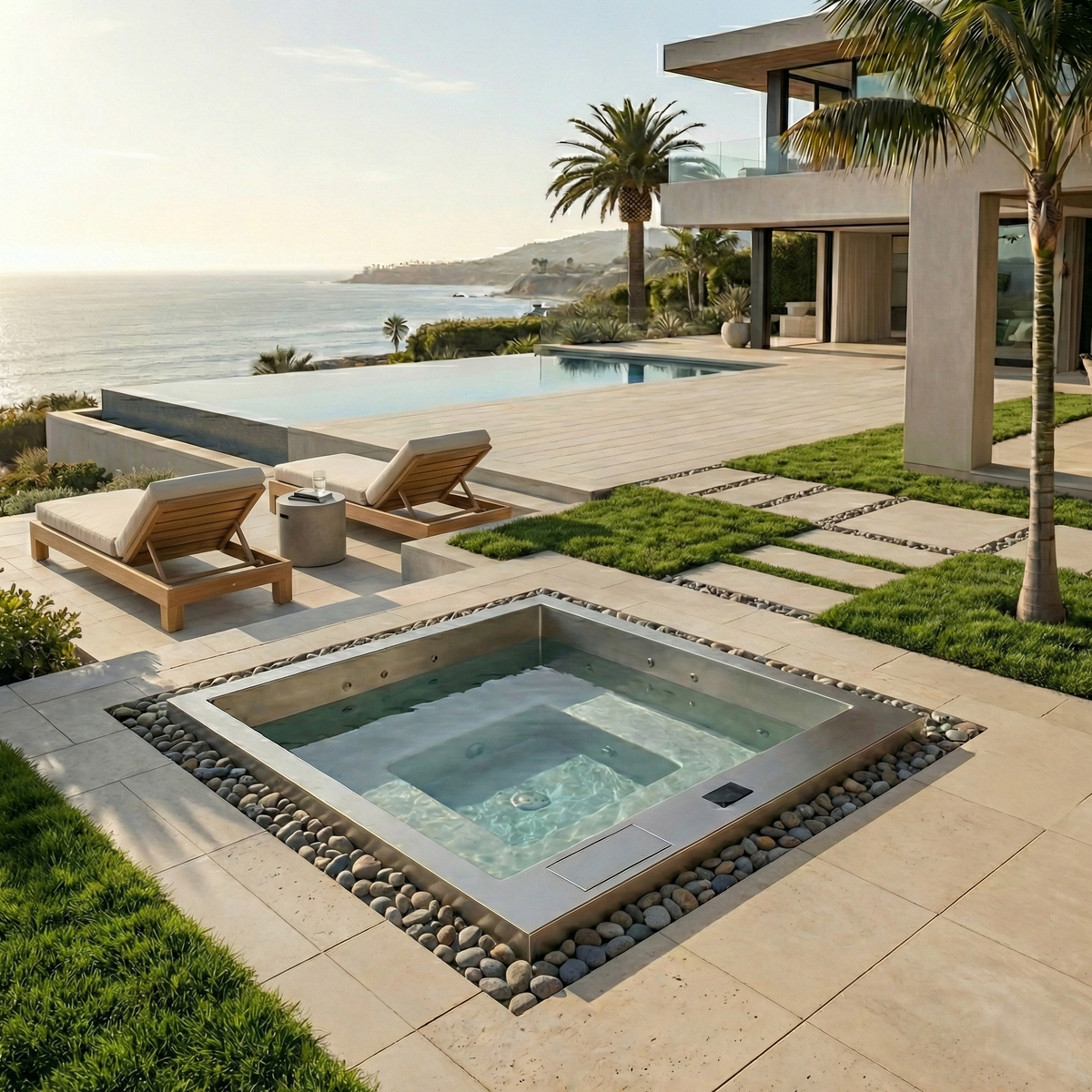 Ember - Stainless Steel Luxury Spa