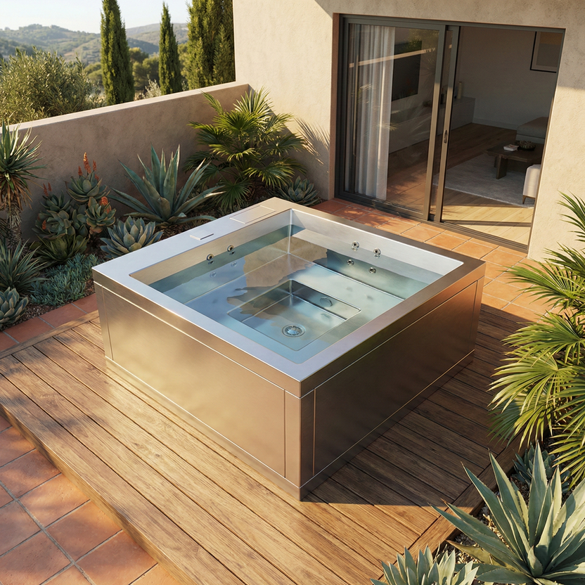 Ember - Stainless Steel Luxury Spa
