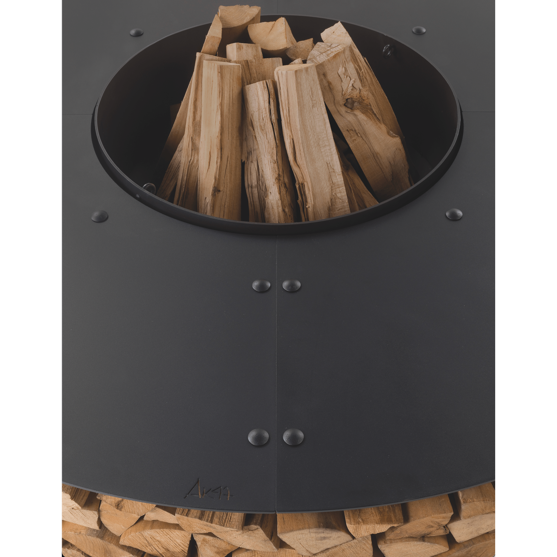 Zero Steel Home Fire Pit by AK47 Design - Italian Made - Shop Now