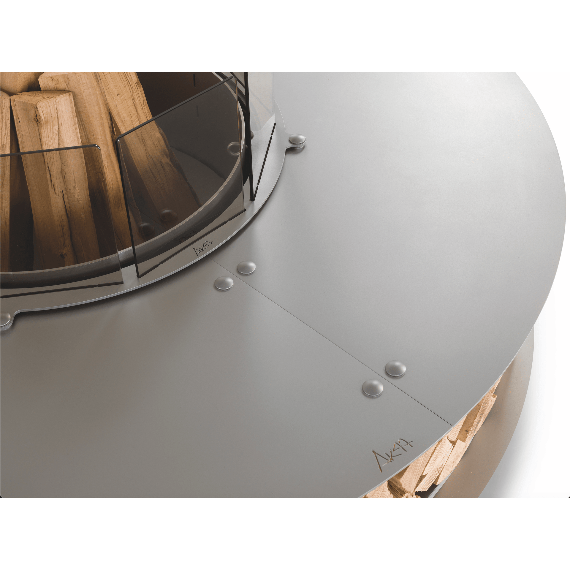Zero Steel Home Fire Pit by AK47 Design - Italian Made - Shop Now
