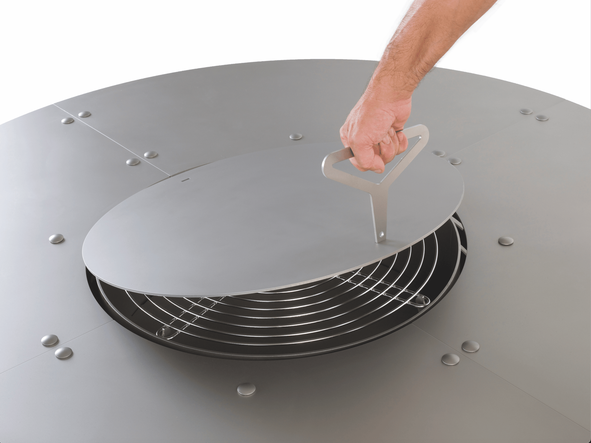 Zero Steel Home Fire Pit by AK47 Design - Italian Made - Shop Now
